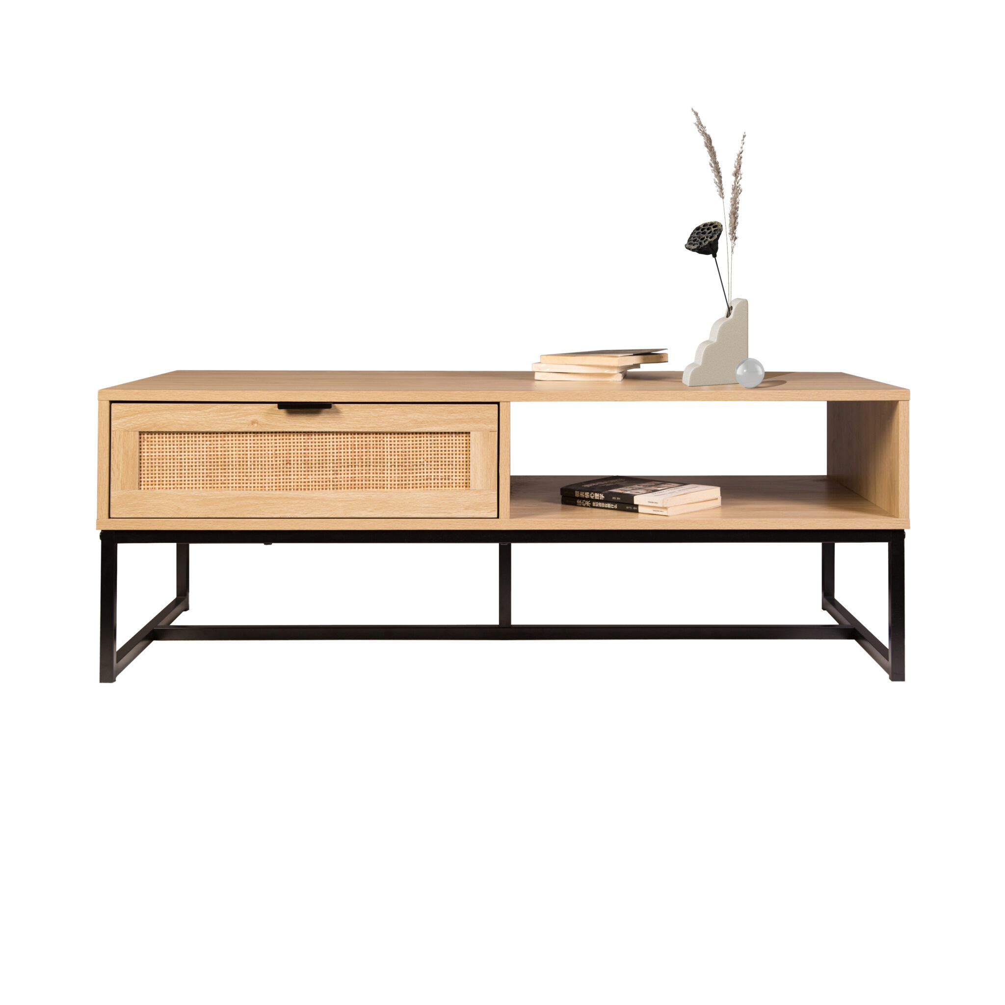 Mid-Century Modern Living Room Coffee Table, Tan – Christies Home Living